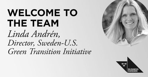 Linda Andrén heads up the Sweden-U.S. Green Transition Initiative